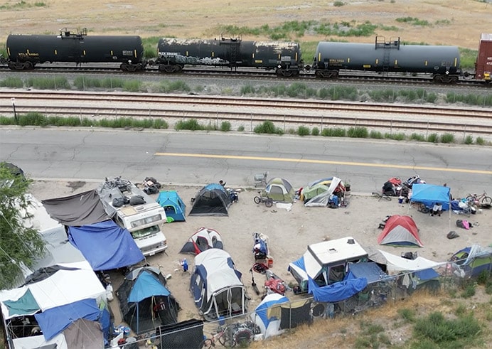Salt Lake City Homeless Camp - Utah Stories