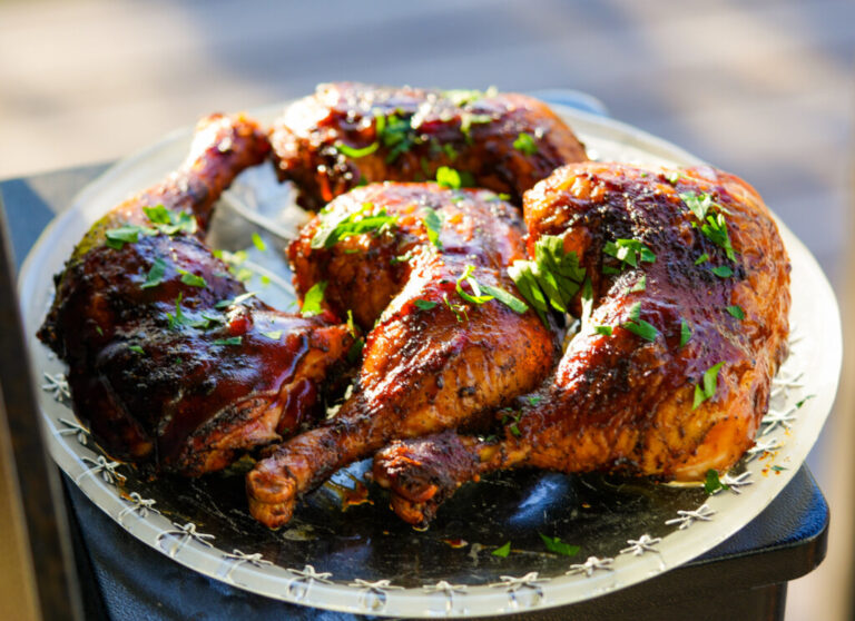 Ancho Chile Smoked Chicken Legs - Utah Stories